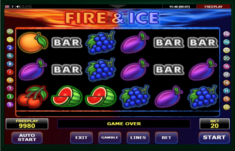 Fire And Ice Slot Machine UK - FREE Play in Amatic Industries Casino